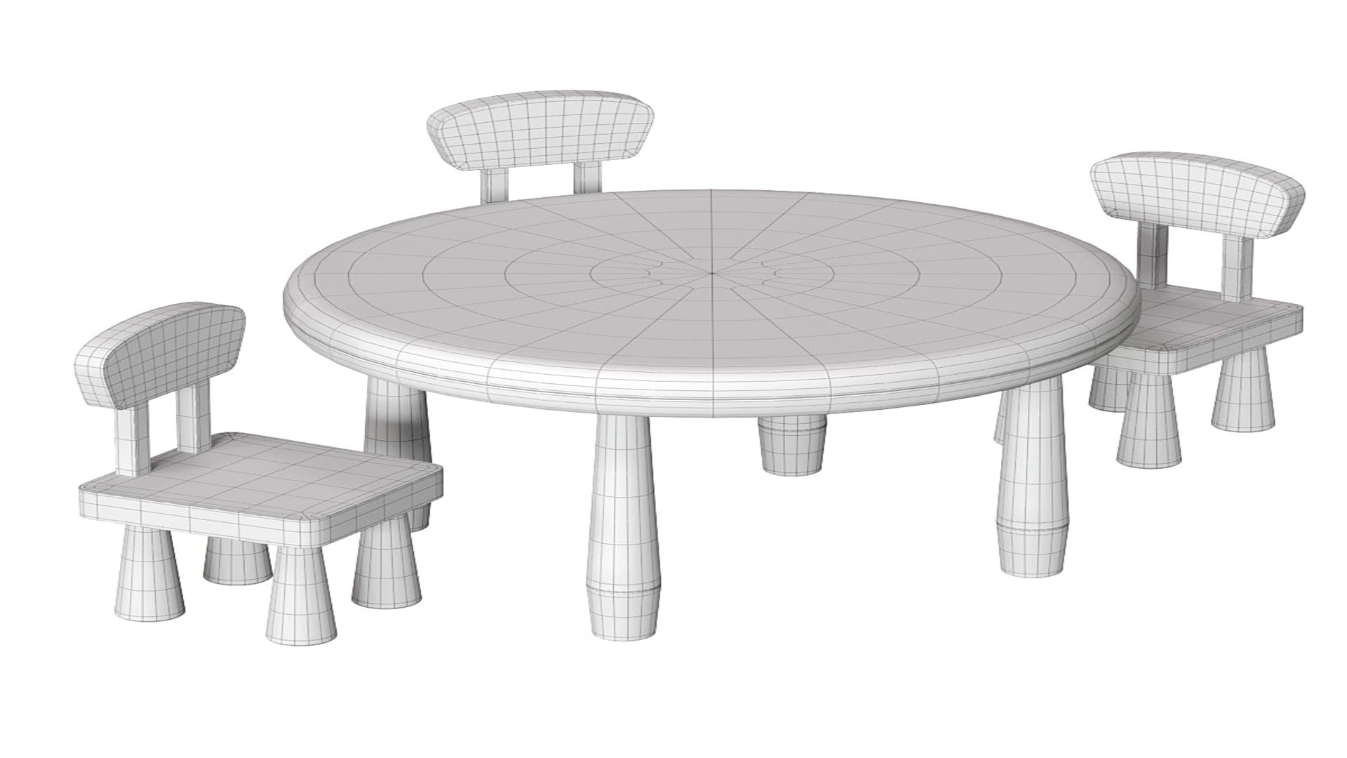 3D Model Children Chair - TurboSquid 2299912