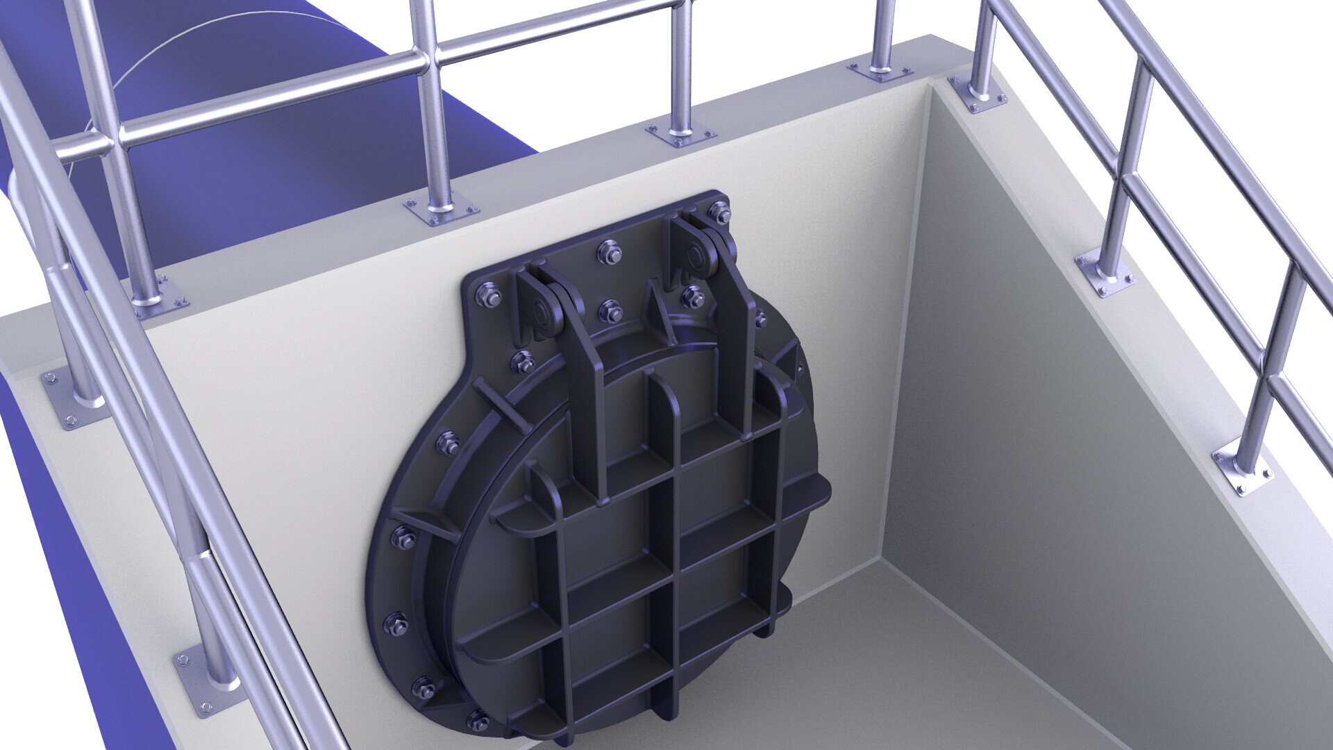 Sewage Drain Outlet Flap Gate 41 3D Model - TurboSquid 1979996