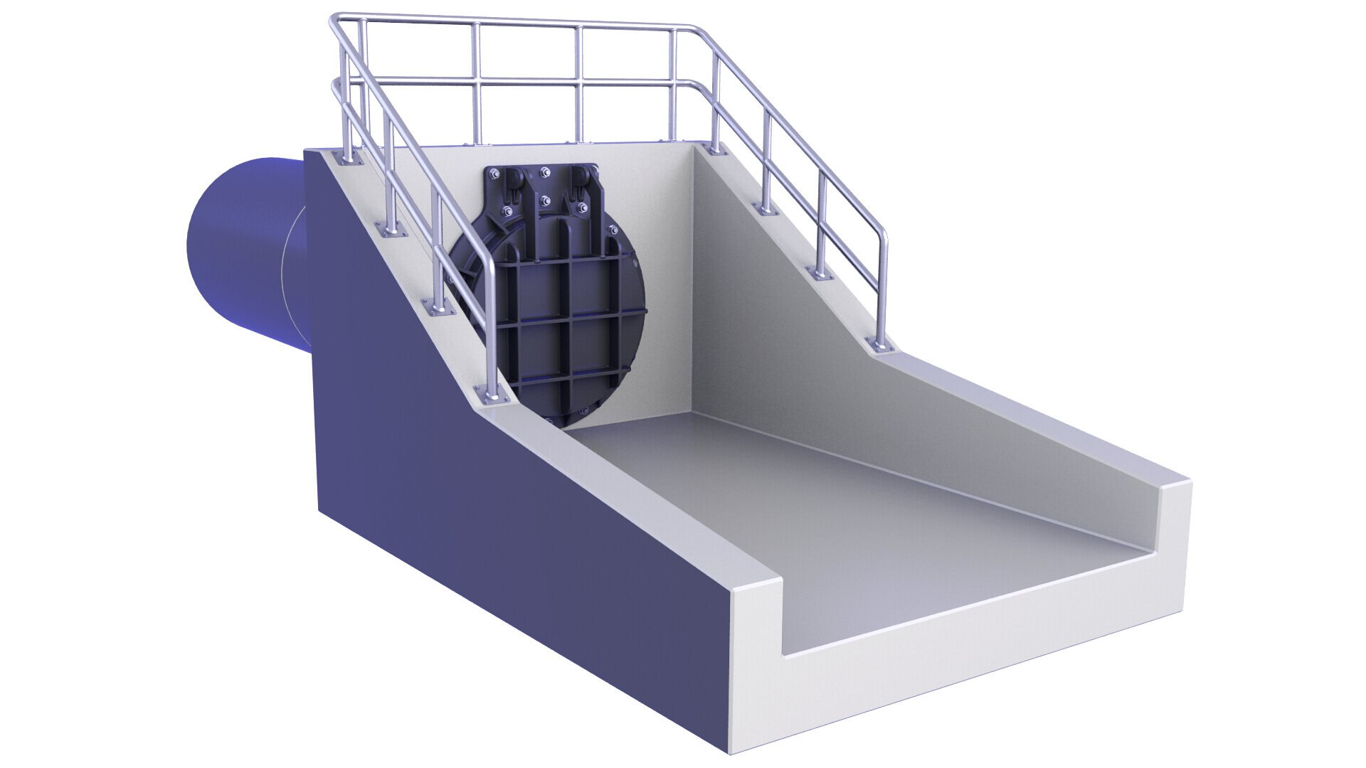 Sewage Drain Outlet Flap Gate 41 3D Model - TurboSquid 1979996
