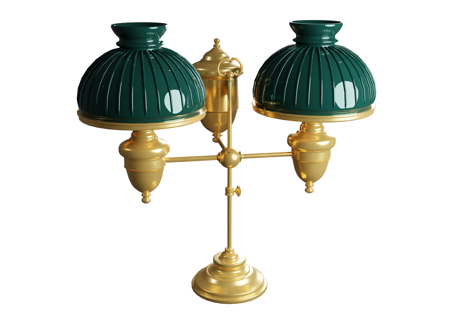 3D Victorian Antique Table Lamp model - TurboSquid 2022708