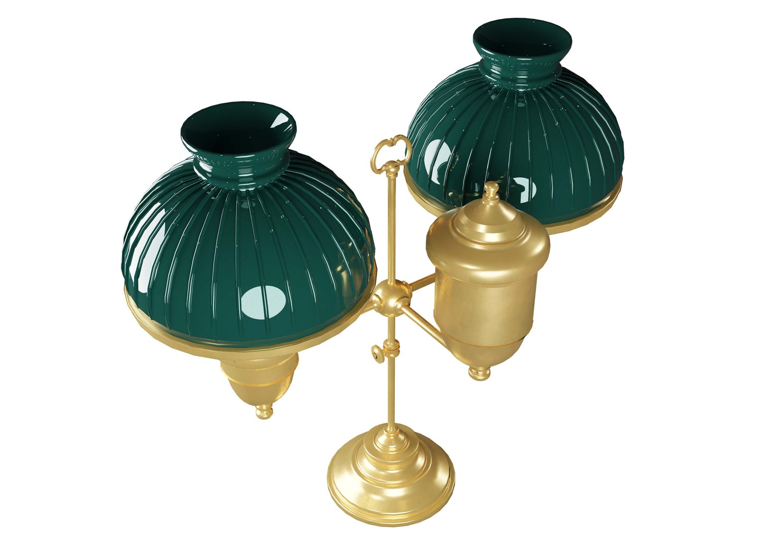 3D Victorian Antique Table Lamp model - TurboSquid 2022708