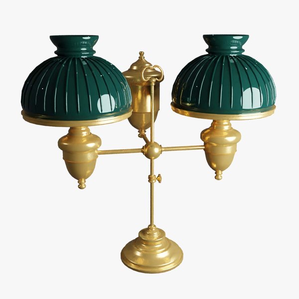 3D Victorian Antique Table Lamp model - TurboSquid 2022708