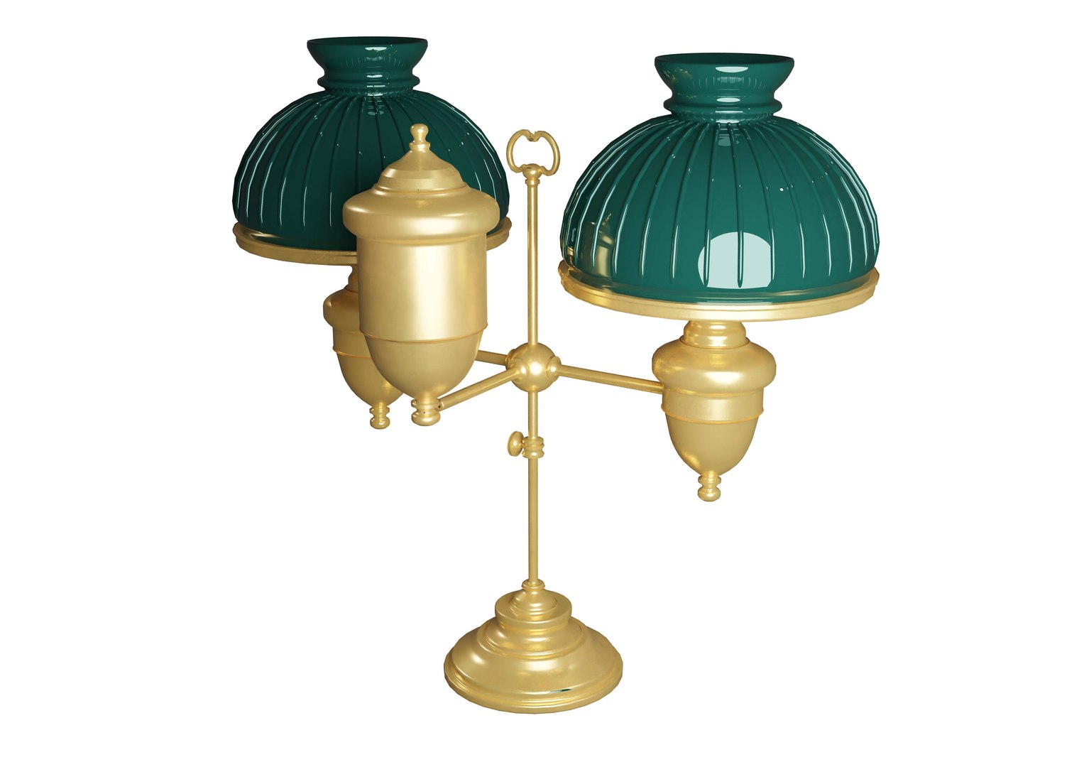 3D Victorian Antique Table Lamp model - TurboSquid 2022708