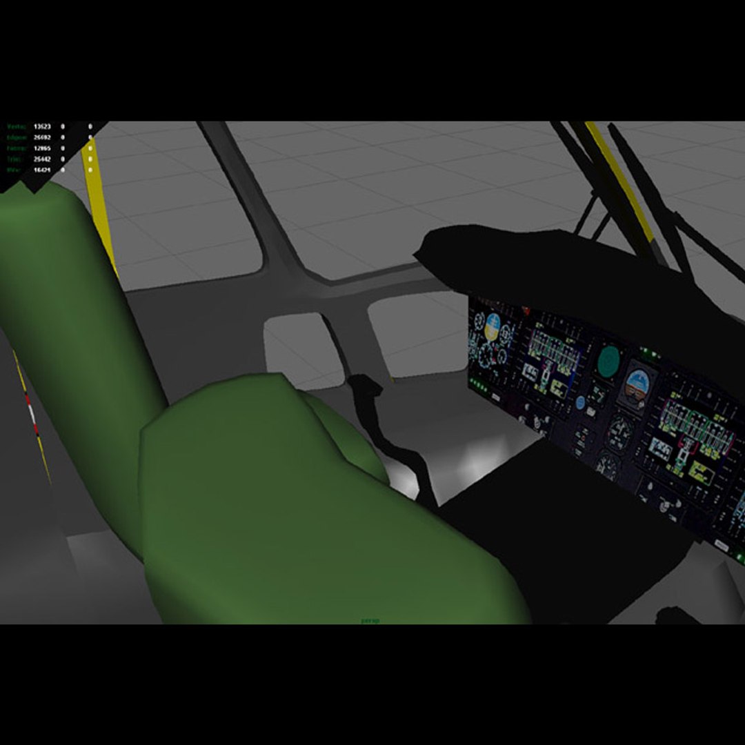 Pre-rigged Eh-101 Helicopter Craft 3d Model