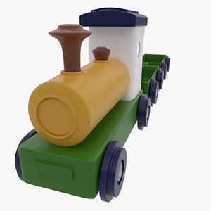 Toy Train Blender Models for Download | TurboSquid