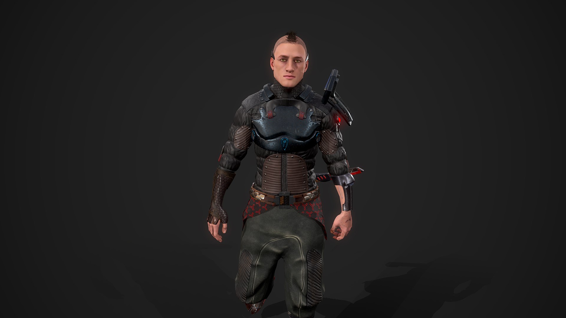 Cyber Samurai 3D Model - TurboSquid 1556525