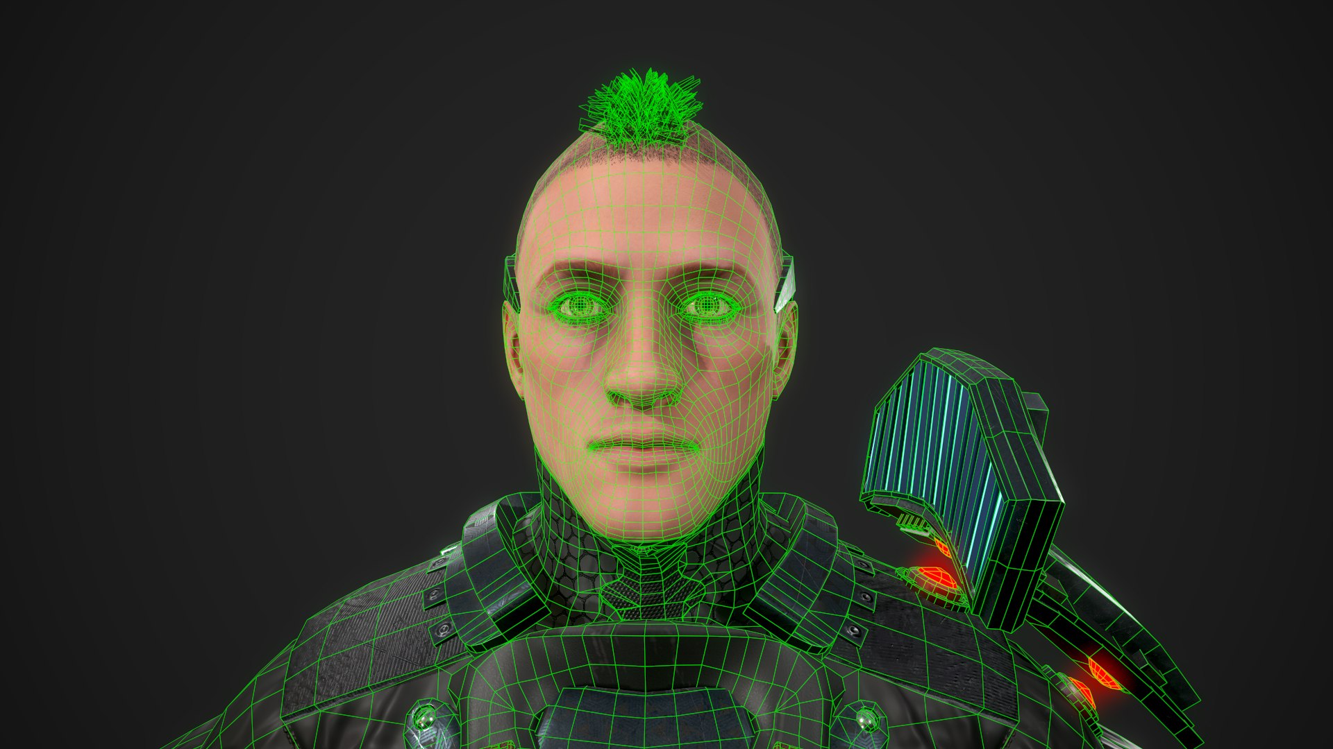 Cyber Samurai 3D Model - TurboSquid 1556525