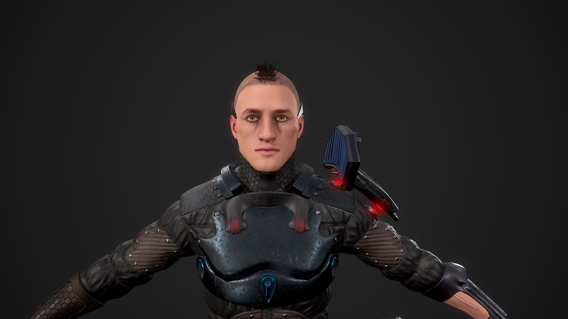 Cyber Samurai 3D Model - TurboSquid 1556525