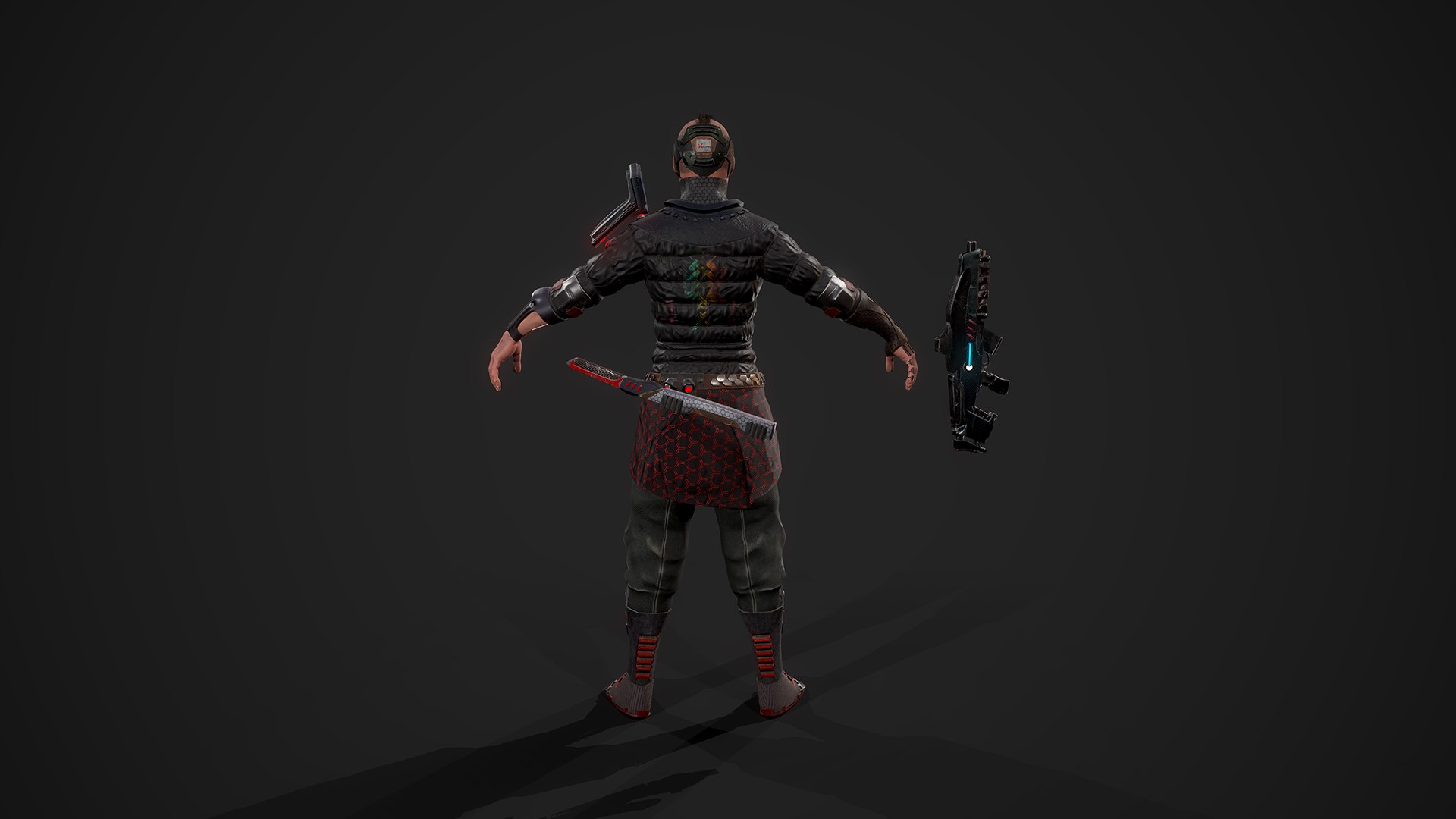 Cyber Samurai 3D Model - TurboSquid 1556525