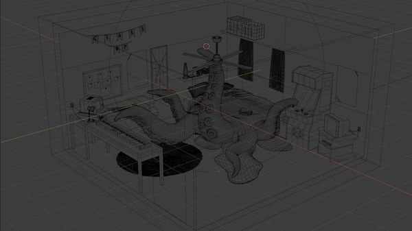 3D model Monster room animation - TurboSquid 1727156