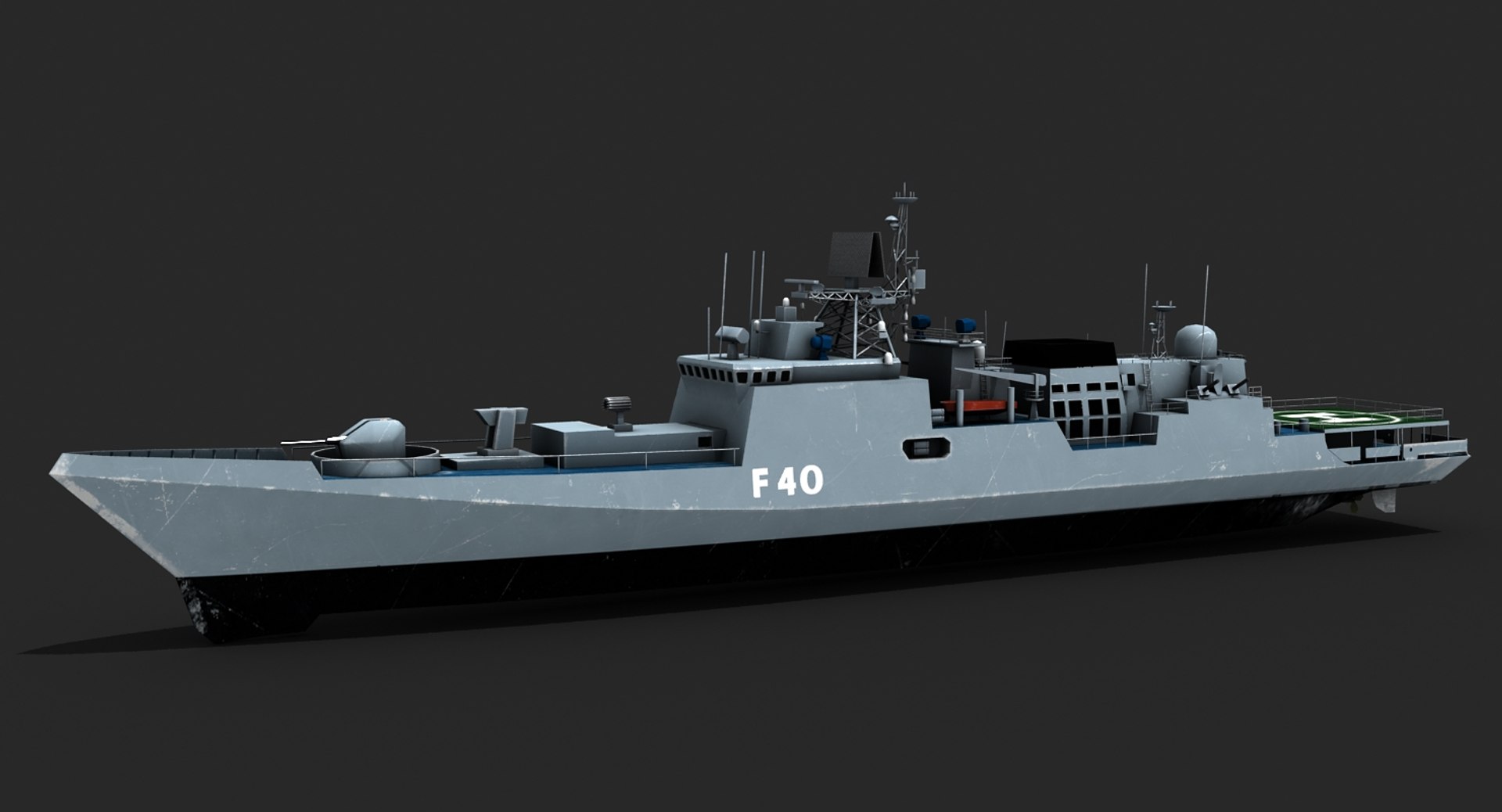 Ins Talwar F40 Ship 3D - TurboSquid 1166810