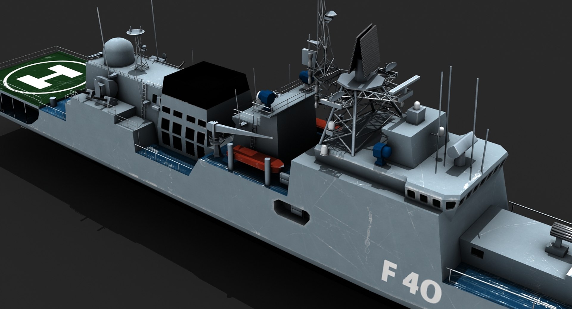 Ins Talwar F40 Ship 3D - TurboSquid 1166810