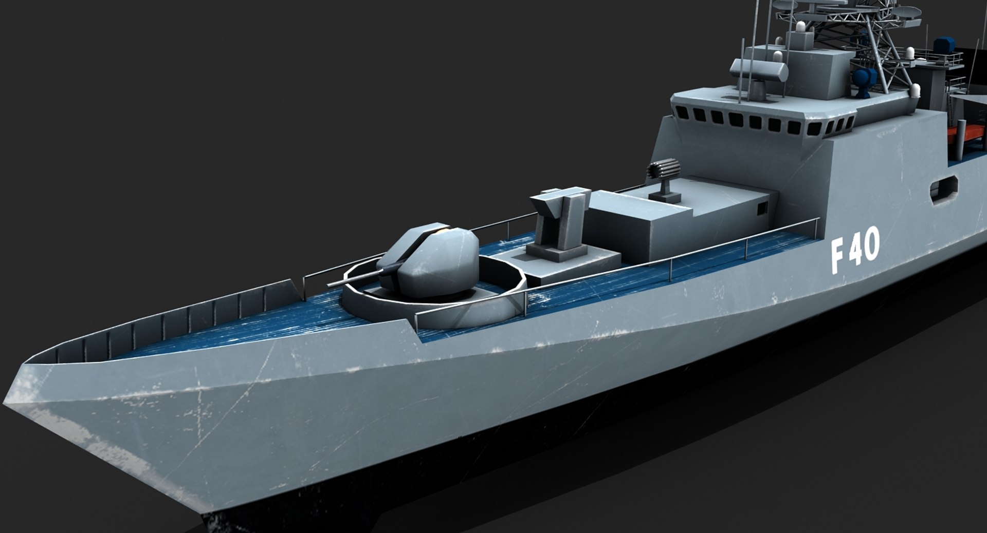 Ins Talwar F40 Ship 3D - TurboSquid 1166810