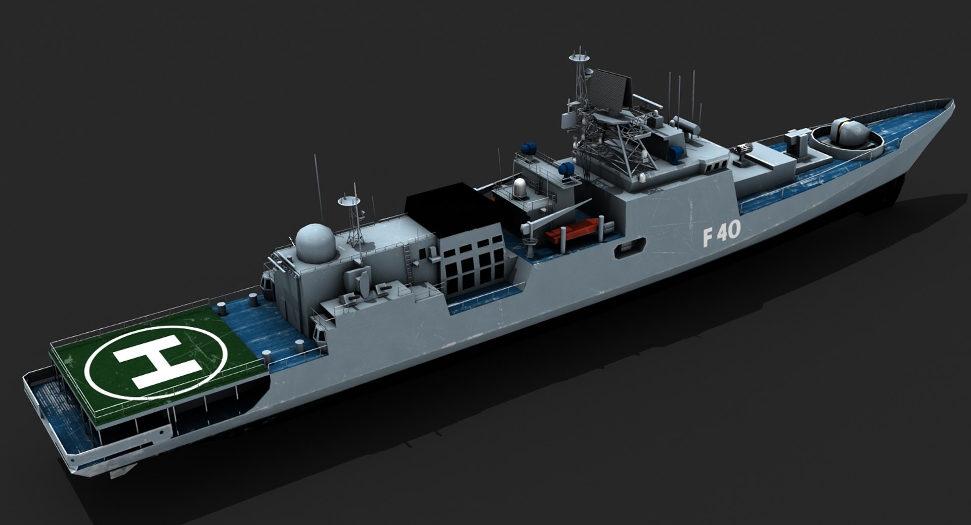 Ins Talwar F40 Ship 3D - TurboSquid 1166810