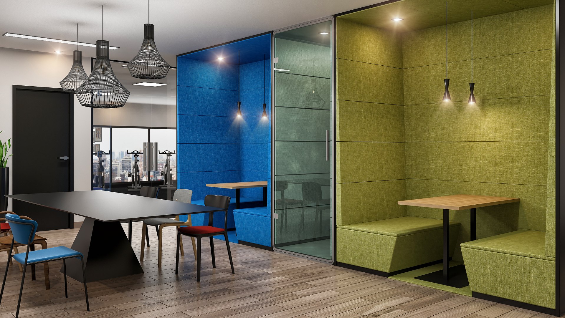 3D Interior Cafeteria Waiting Room - TurboSquid 1477386