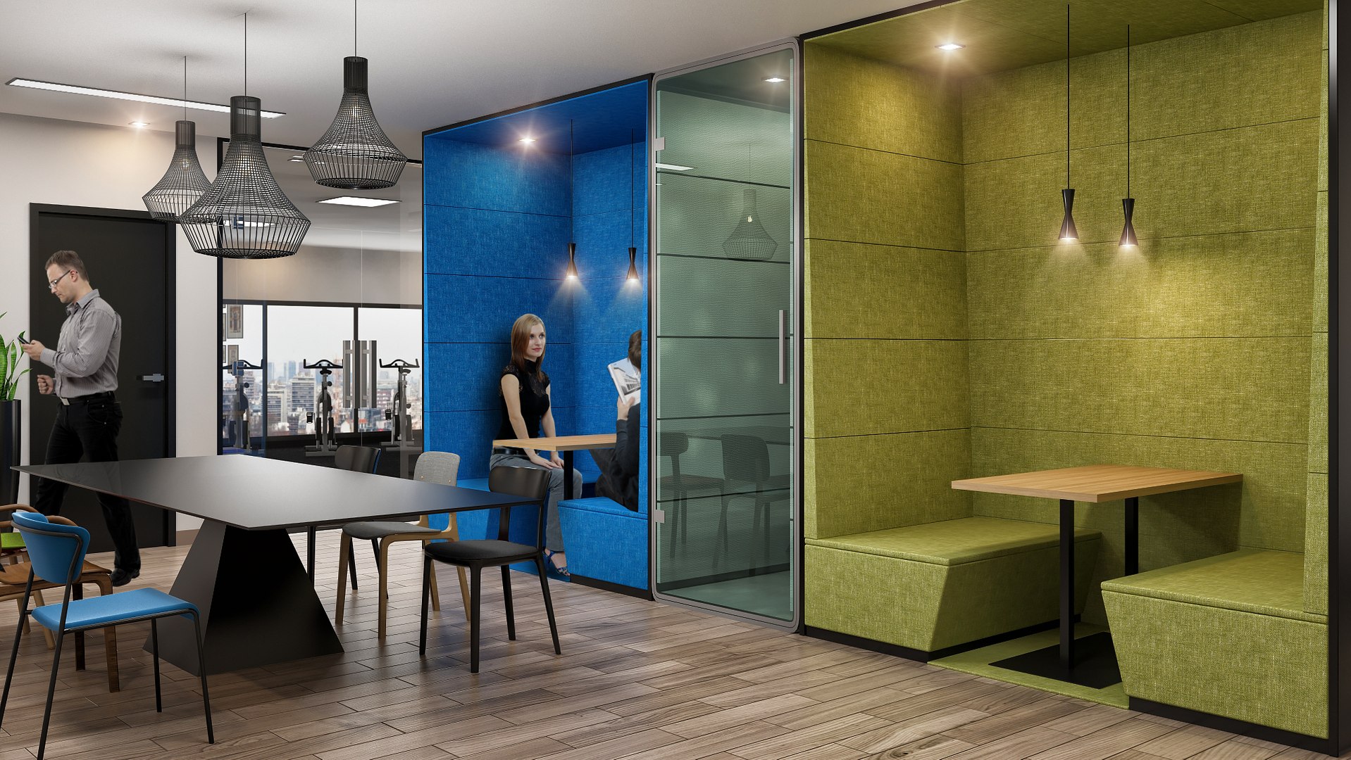 3D Interior Cafeteria Waiting Room - TurboSquid 1477386