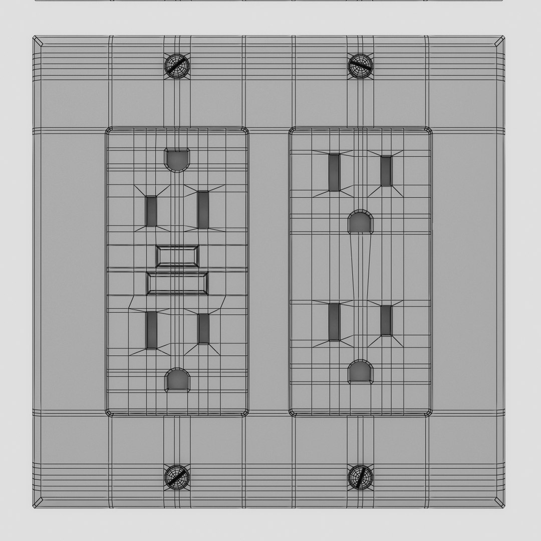 3d Power Outlet Model