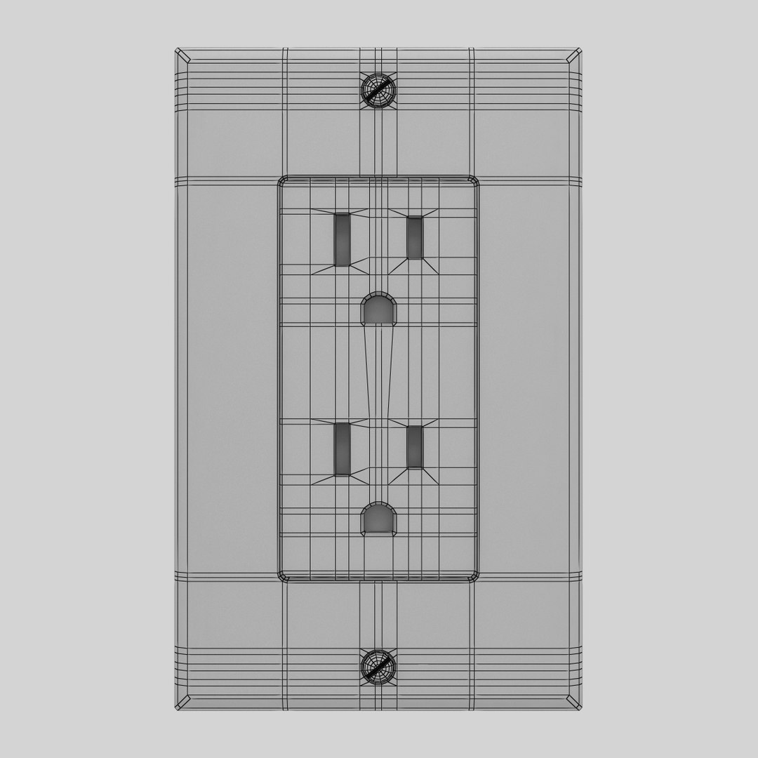 3d Power Outlet Model