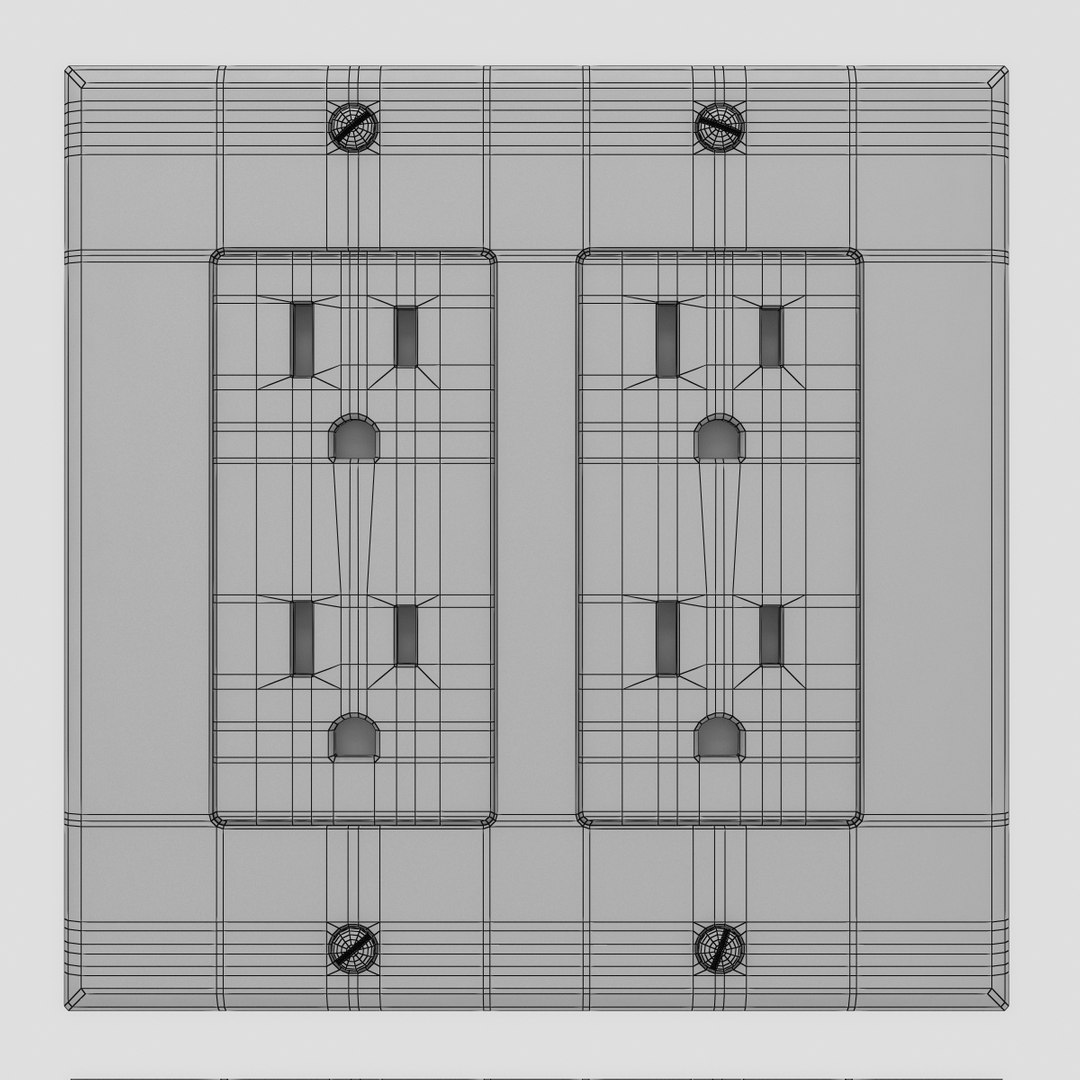 3d Power Outlet Model