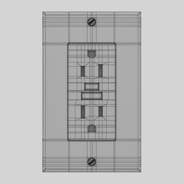 3d power outlet model