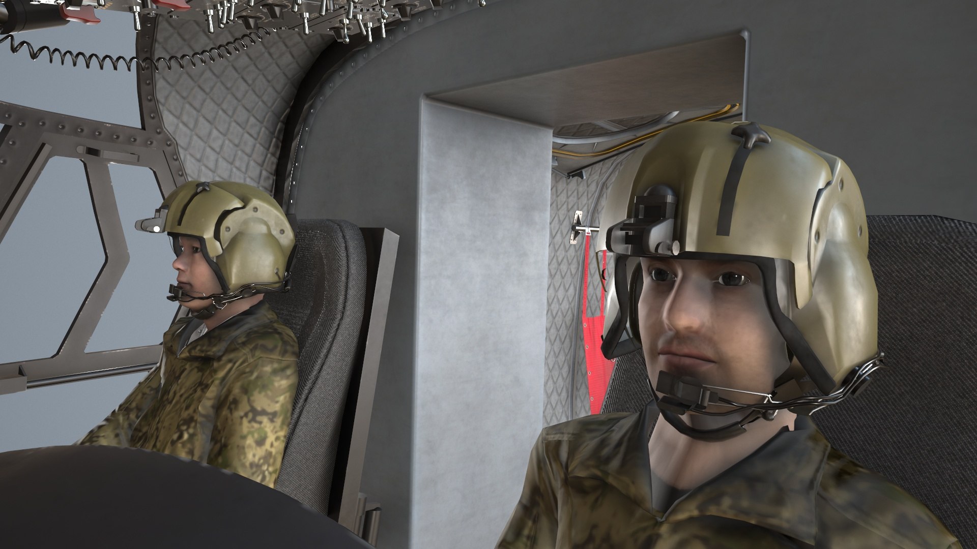 CH-47J Chinook JGSDF Winter Basic Animation 3D model - TurboSquid 2168630