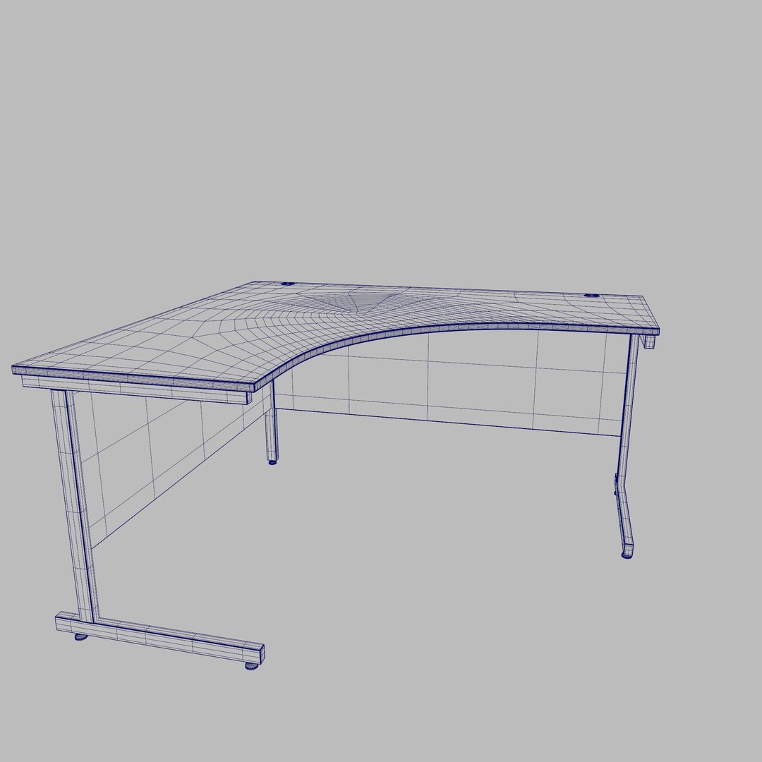 3D Corner Table - TurboSquid 2255393