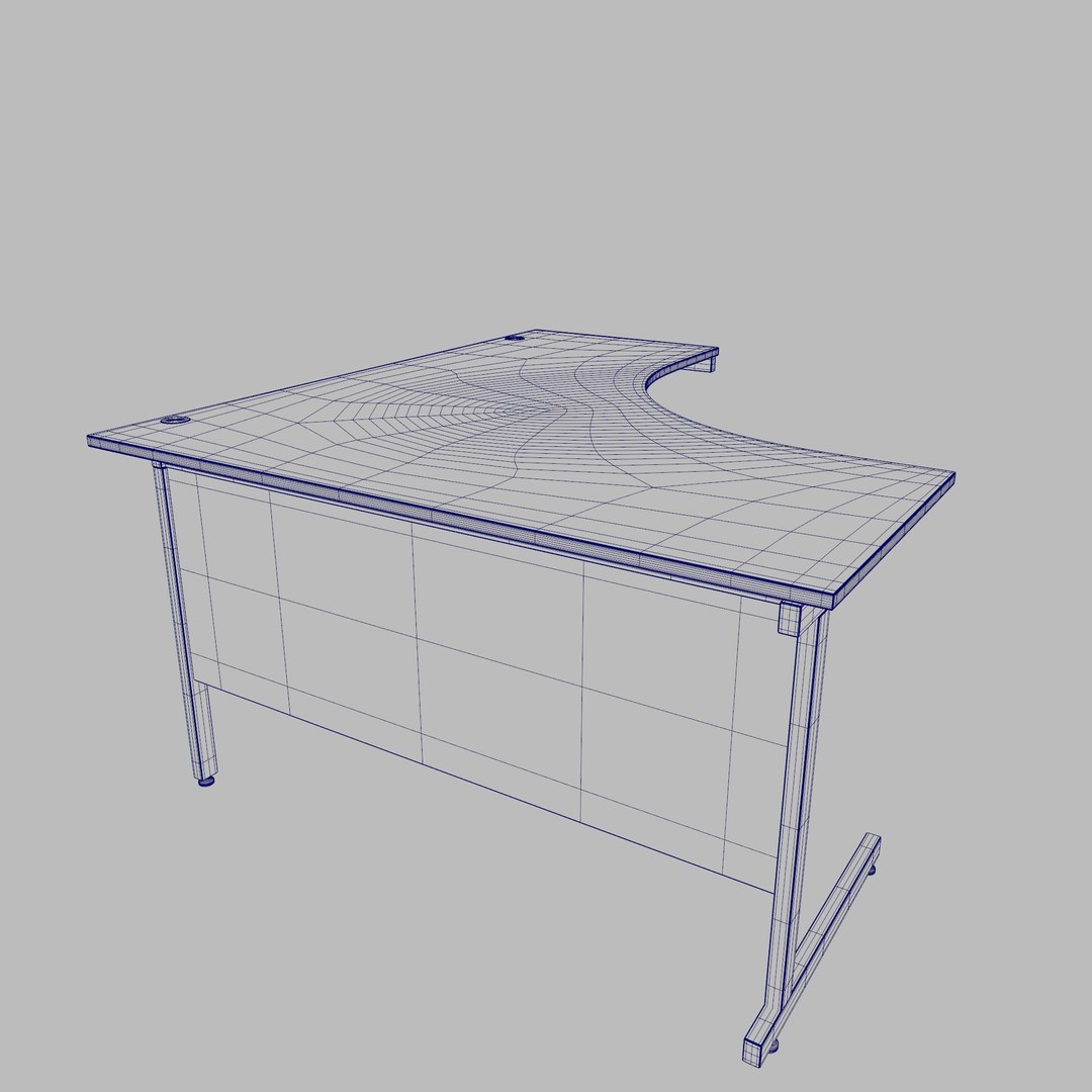 3D Corner Table - TurboSquid 2255393
