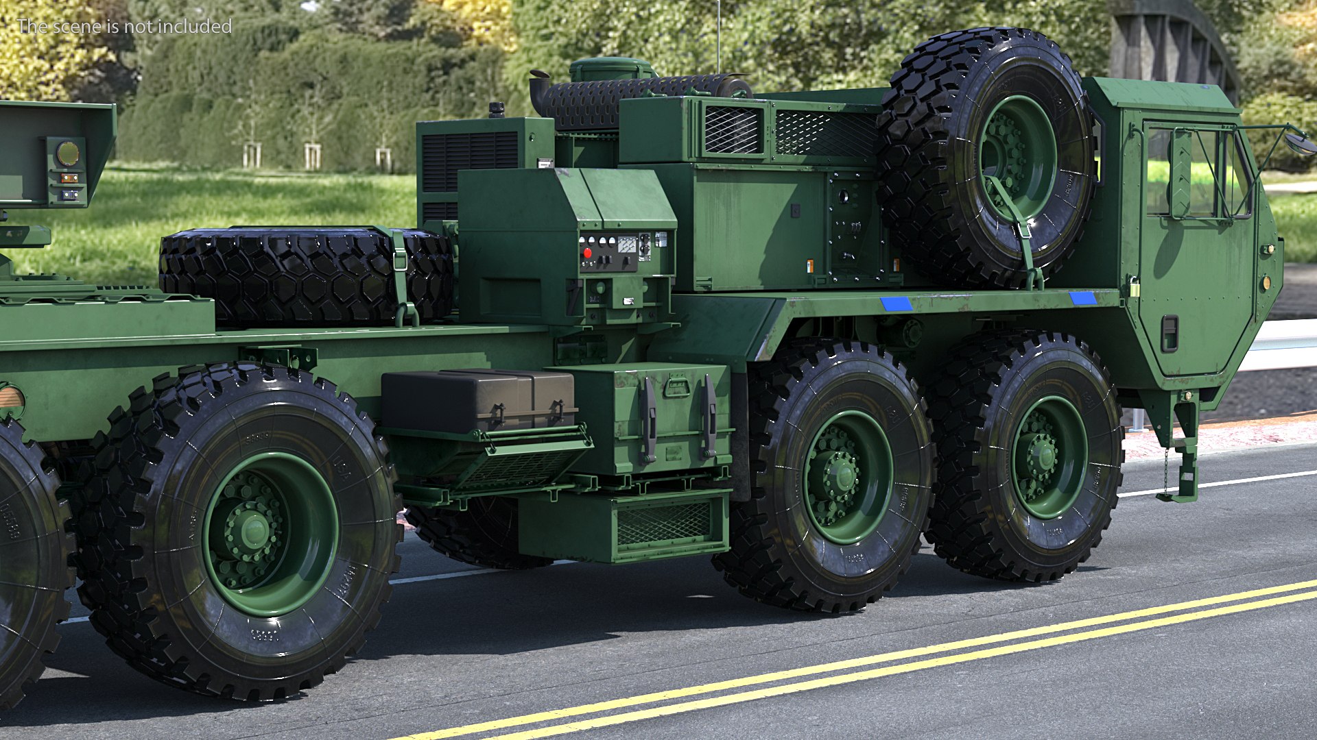 Hemtt m985 patriot radar model - TurboSquid 1614539