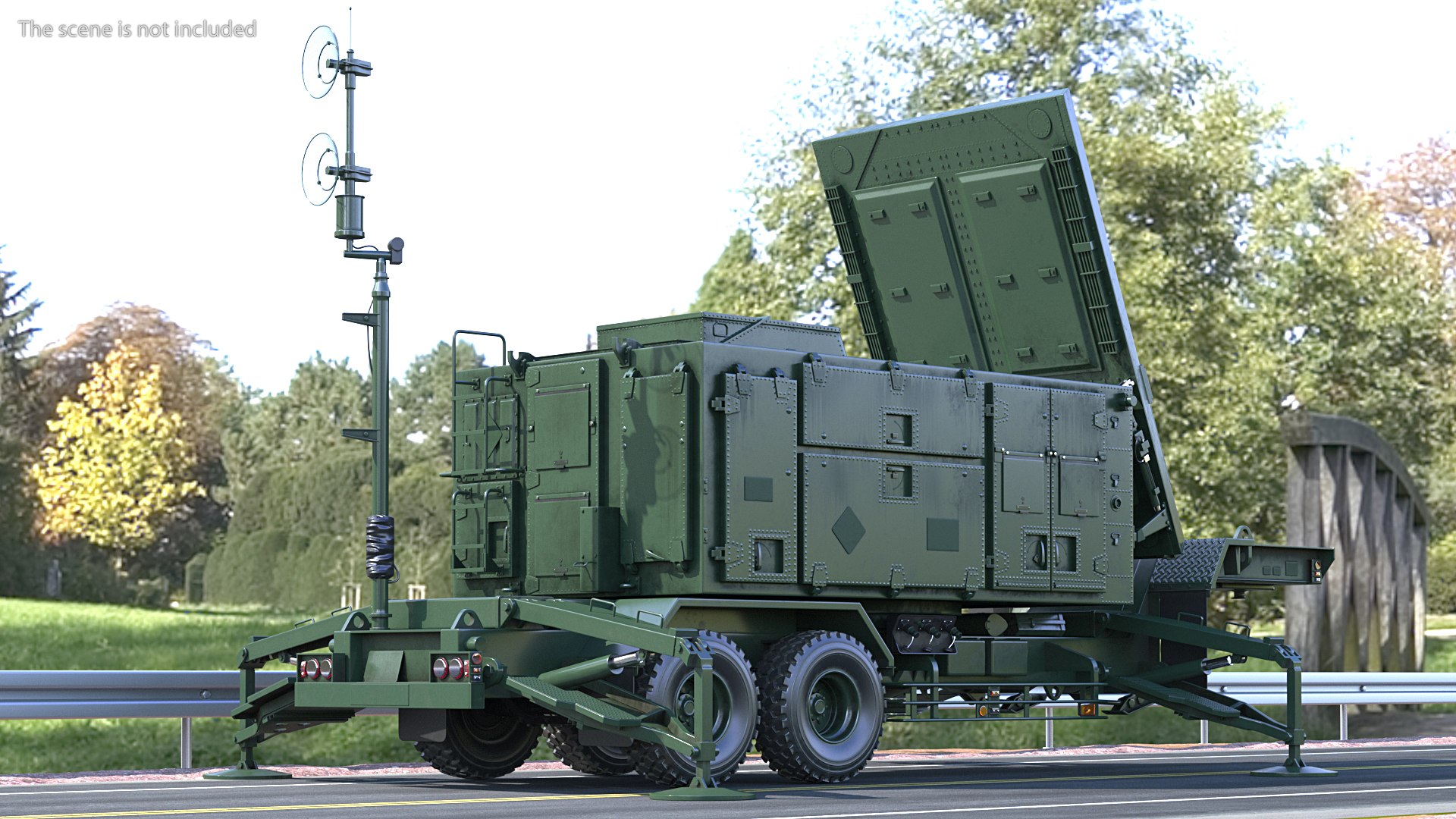 Hemtt m985 patriot radar model - TurboSquid 1614539