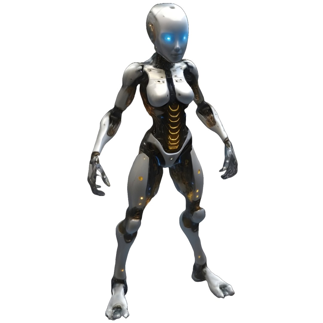 3D Futuristic Female Android Figurines Collection - TurboSquid 2329213