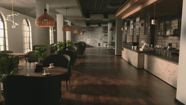 modelo 3d Café 3D - TurboSquid 2159024