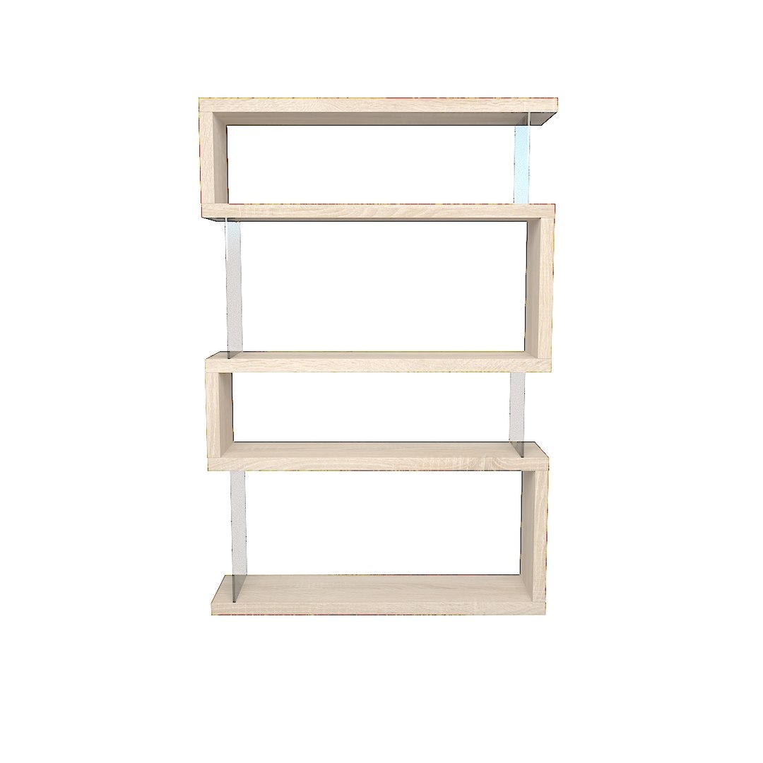 3D Bookshelf Snake shelf 2 - TurboSquid 2048566