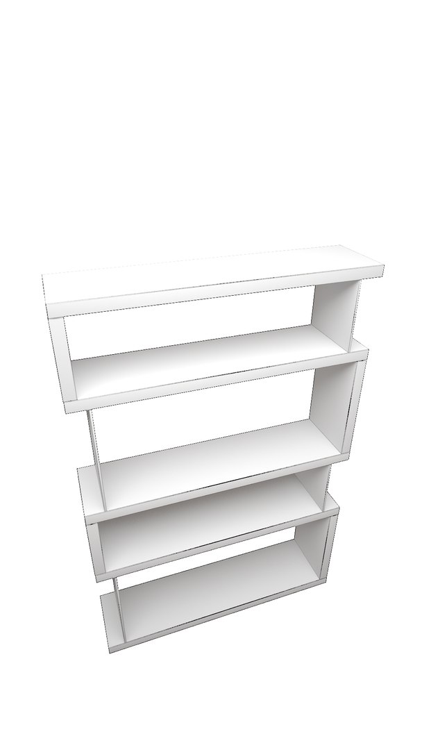 3D Bookshelf Snake shelf 2 - TurboSquid 2048566