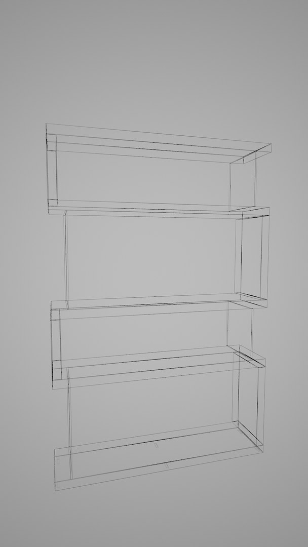 3D Bookshelf Snake shelf 2 - TurboSquid 2048566