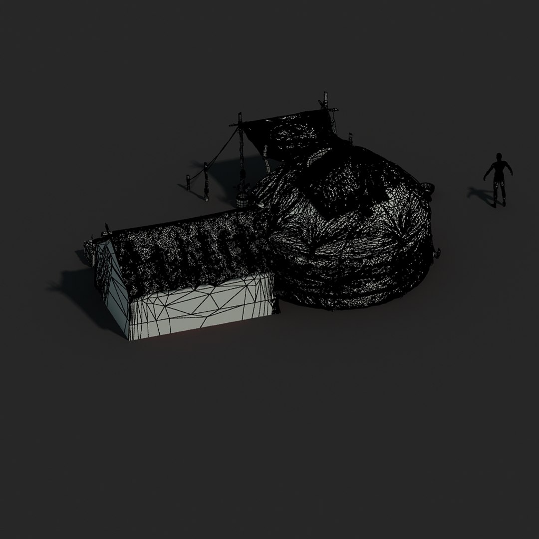 3D Mongolian Portable Yurt Architecture - TurboSquid 1592008