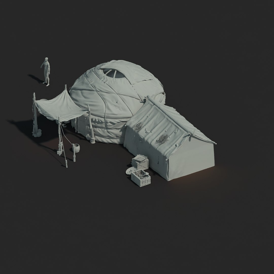 3D Mongolian Portable Yurt Architecture - TurboSquid 1592008