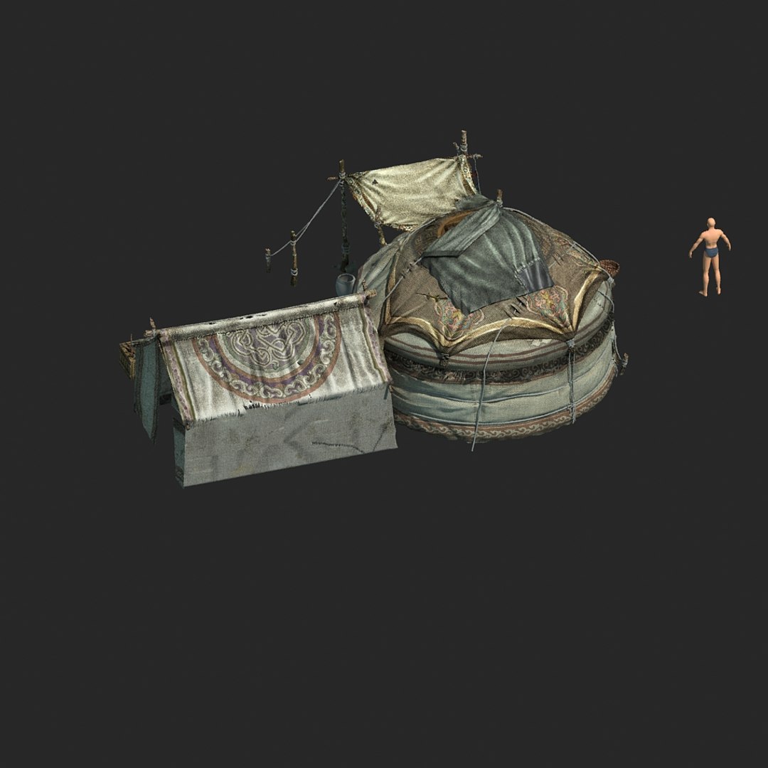 3D Mongolian Portable Yurt Architecture - TurboSquid 1592008