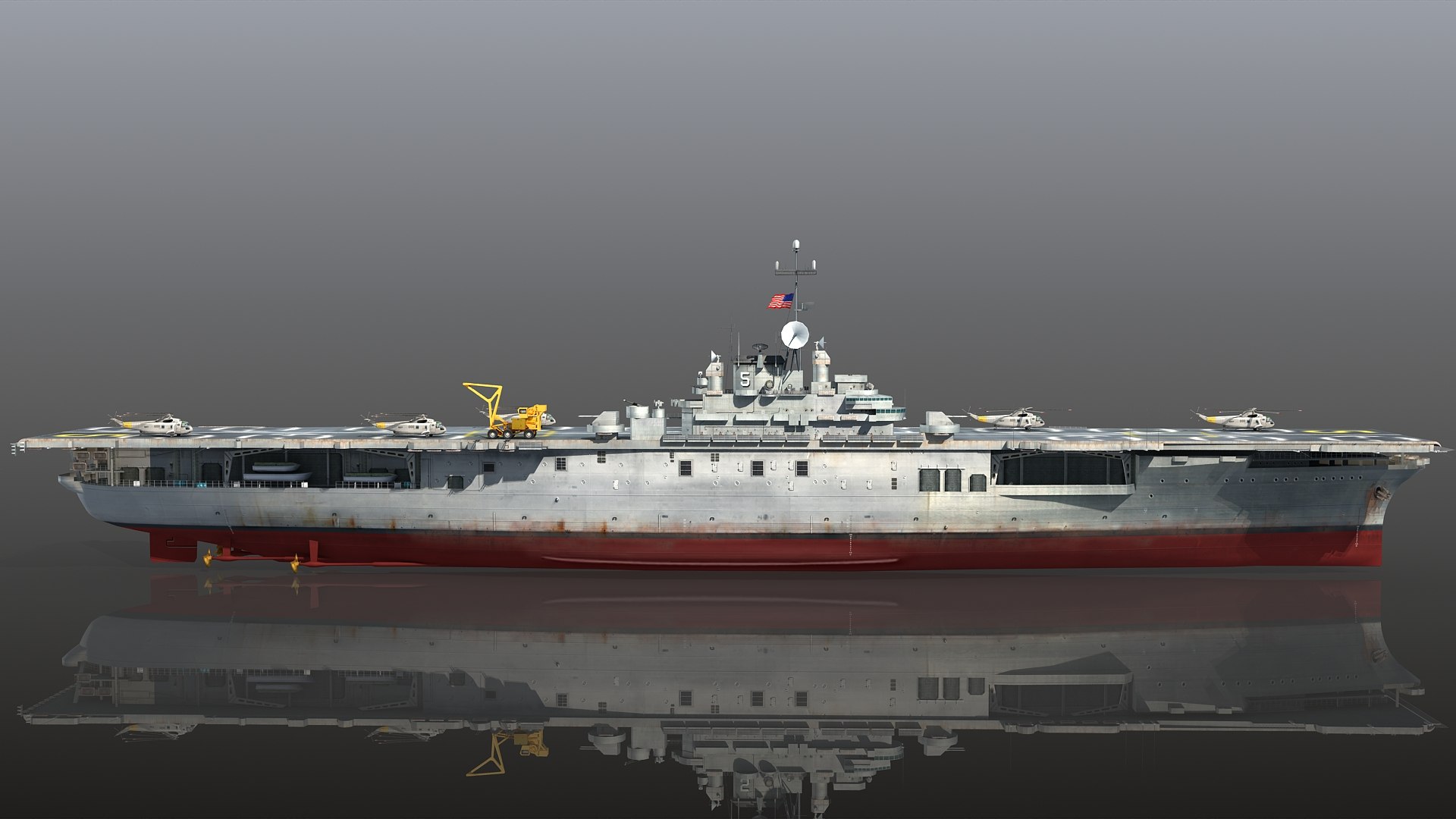 Uss princeton cv-37 lph-5 3D model - TurboSquid 1537195