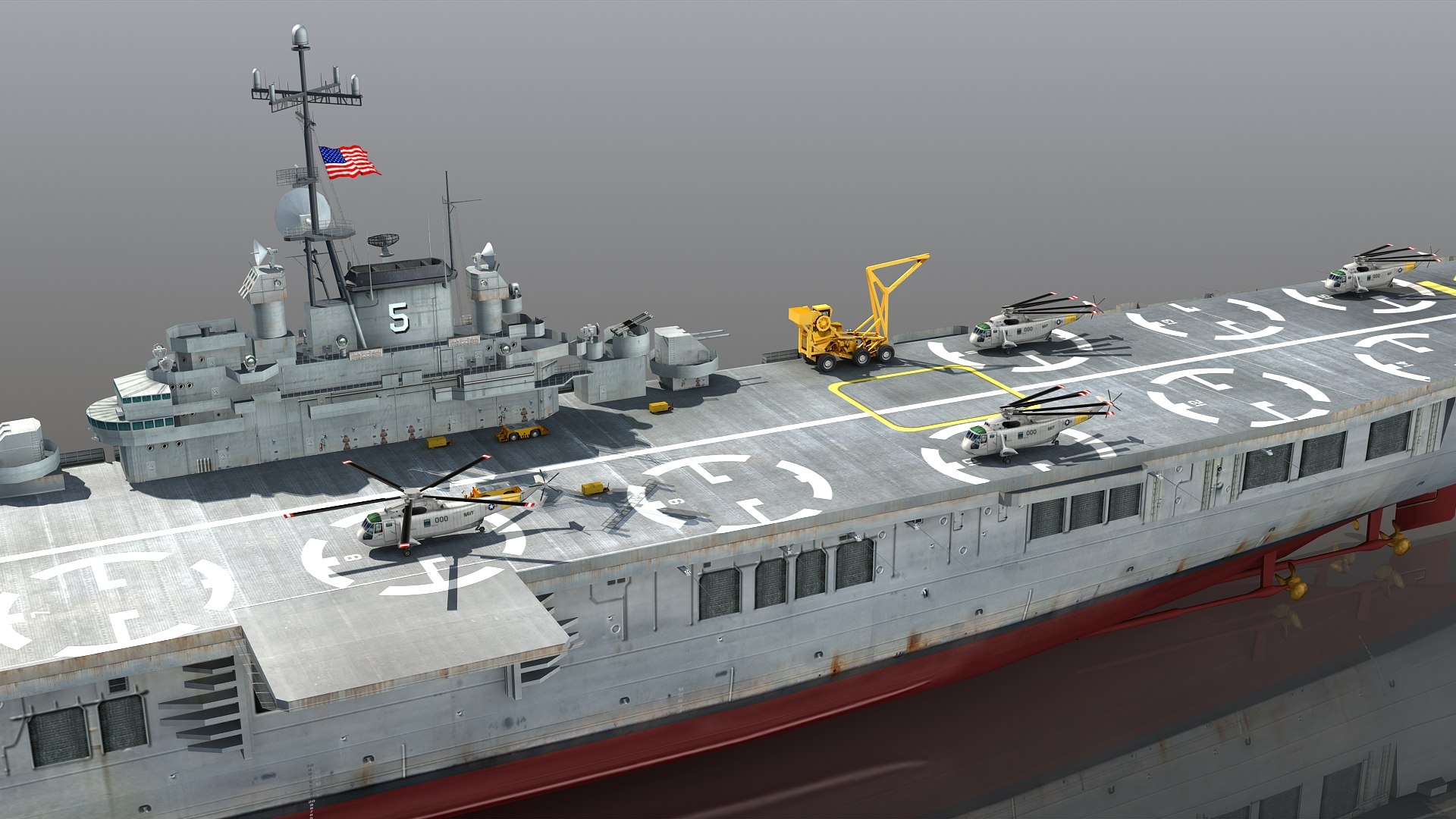 Uss princeton cv-37 lph-5 3D model - TurboSquid 1537195