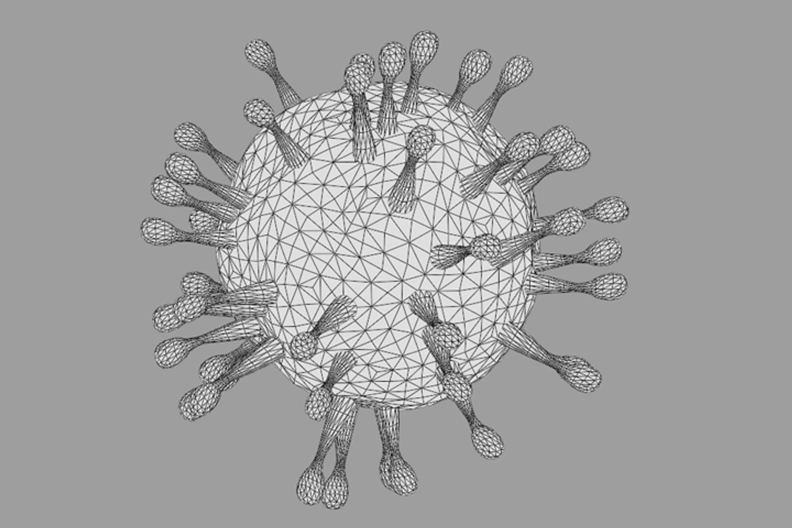 Influenza Virus 3D Model - TurboSquid 1387476