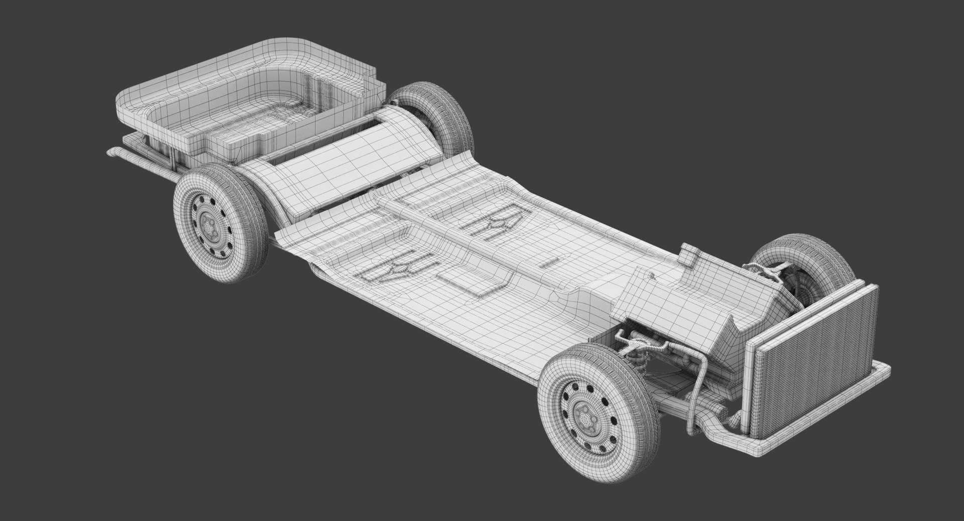 3D Model Chassis Frame - TurboSquid 1270789