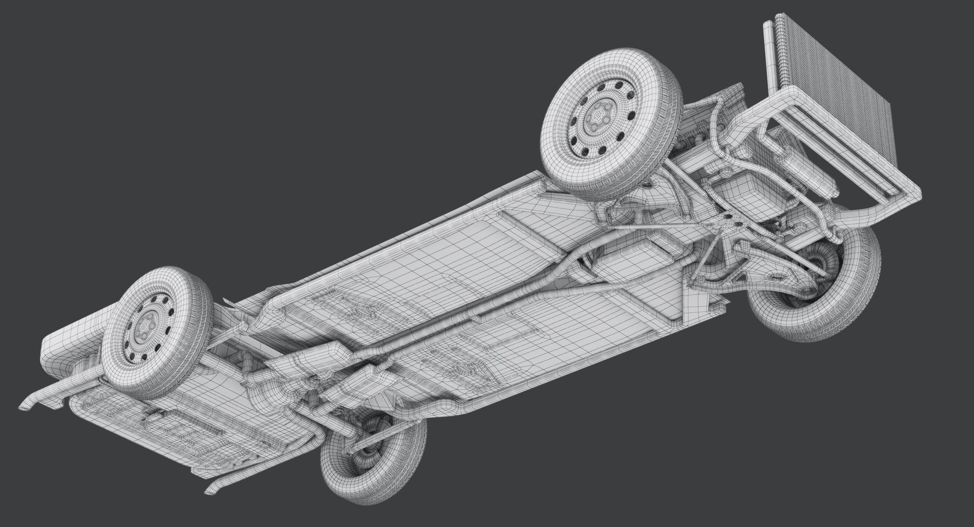 3D Model Chassis Frame - TurboSquid 1270789
