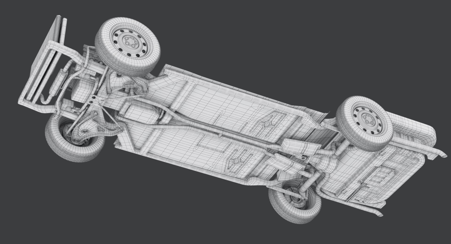 3D Model Chassis Frame - TurboSquid 1270789