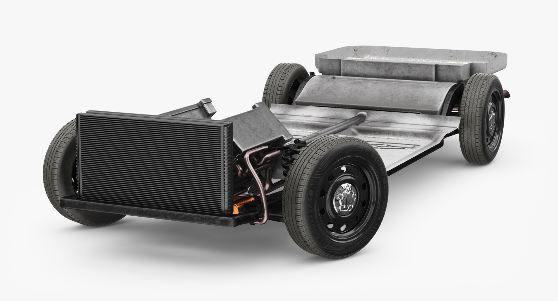 3D Model Chassis Frame - TurboSquid 1270789