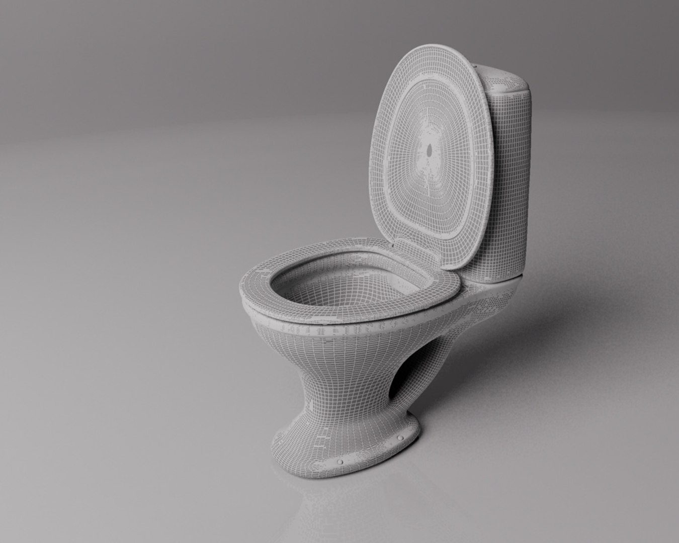 3d Model Of Toilet Wc
