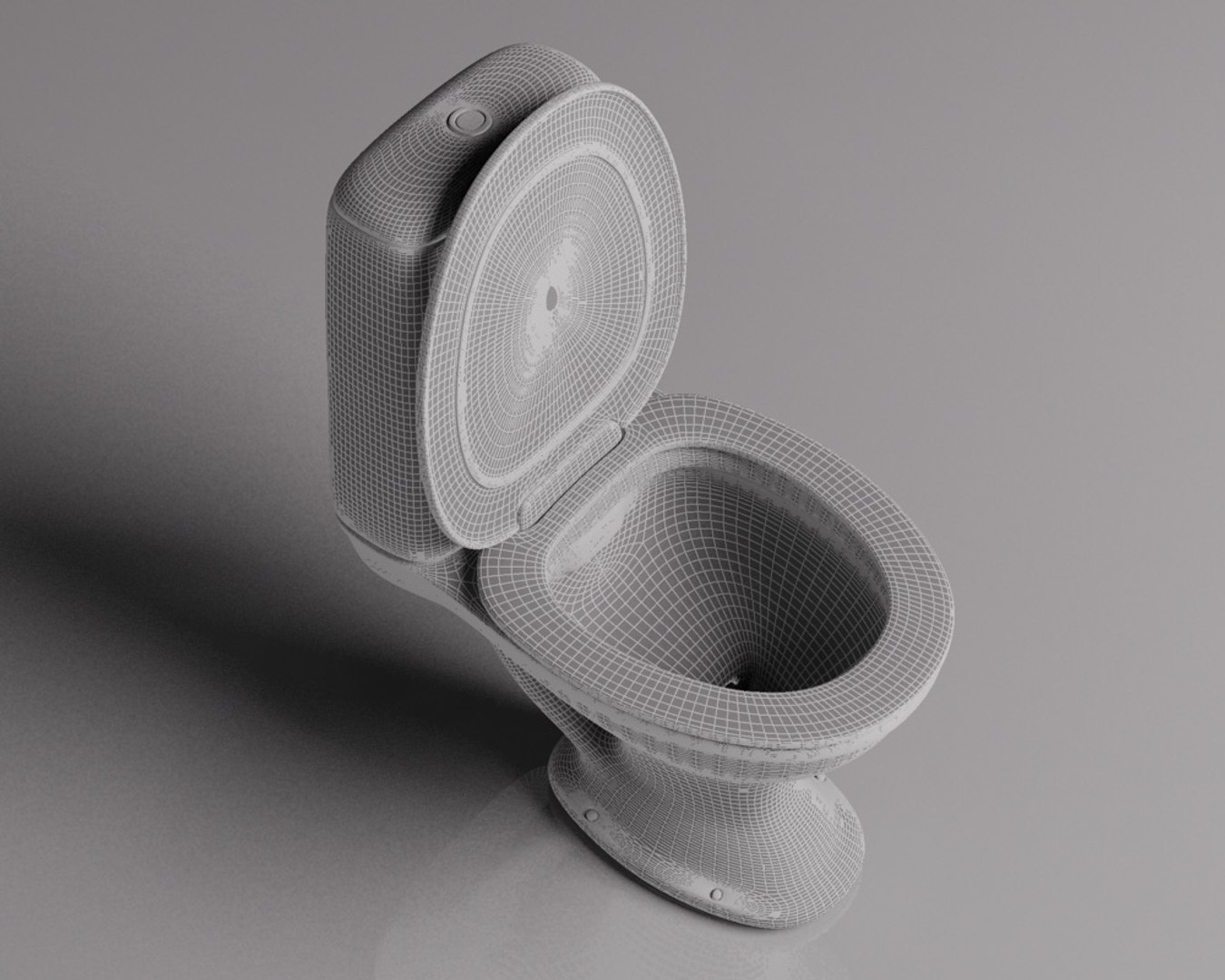 3d Model Of Toilet Wc