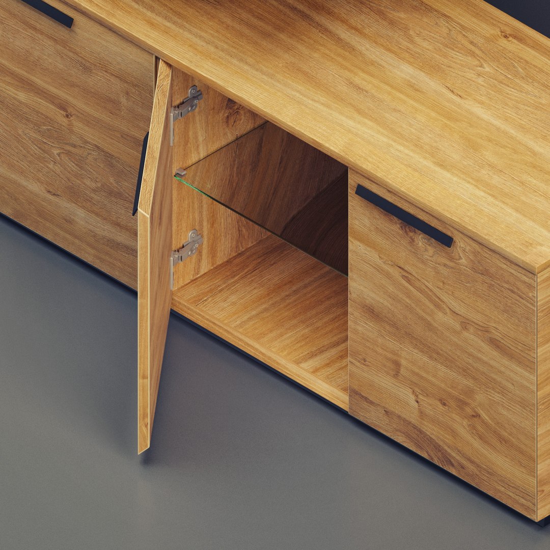 Arblu Lineo Vanity Unit With Doors Model - TurboSquid 2201827