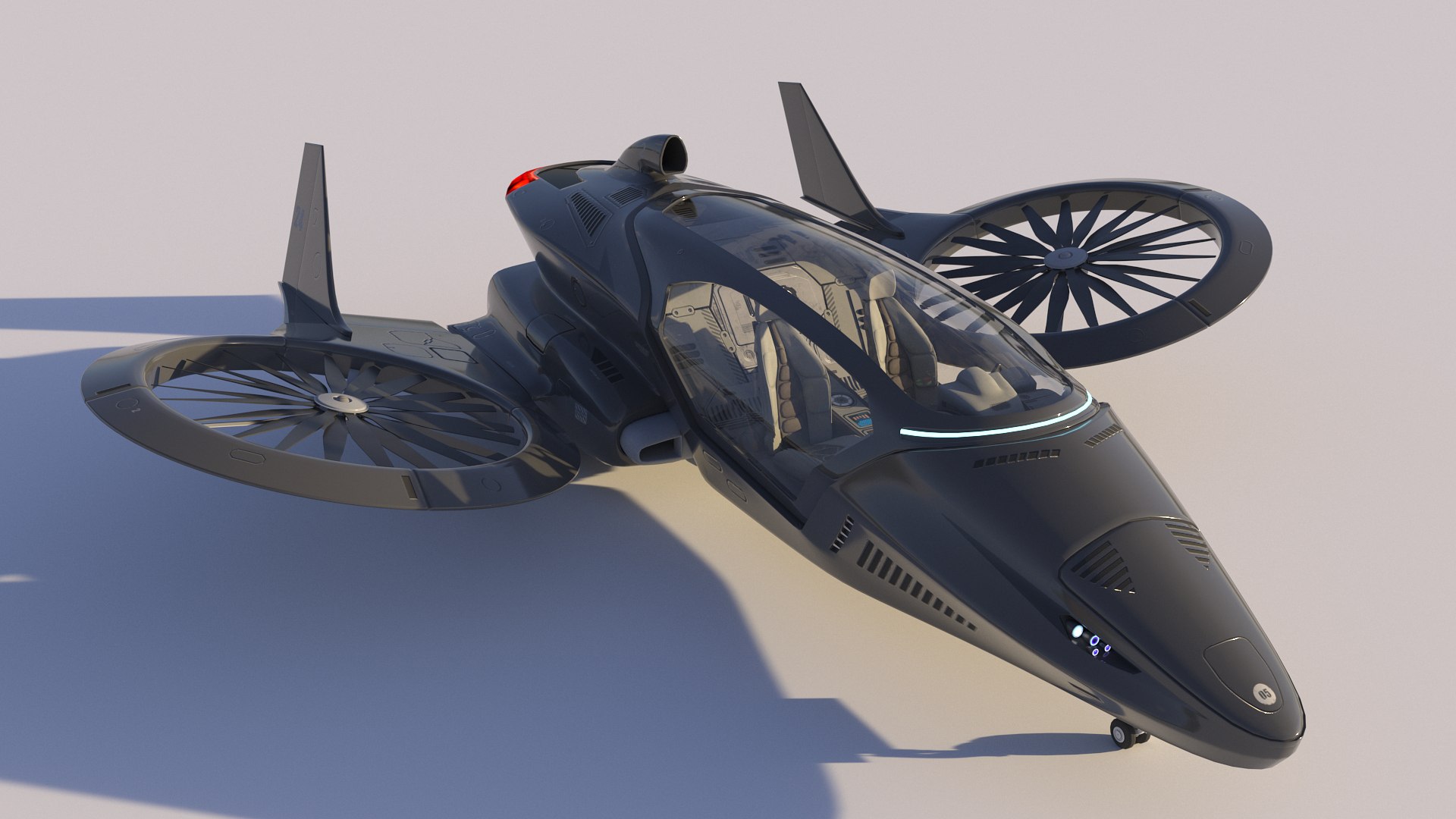 Hover Vehicle Model - TurboSquid 1752792