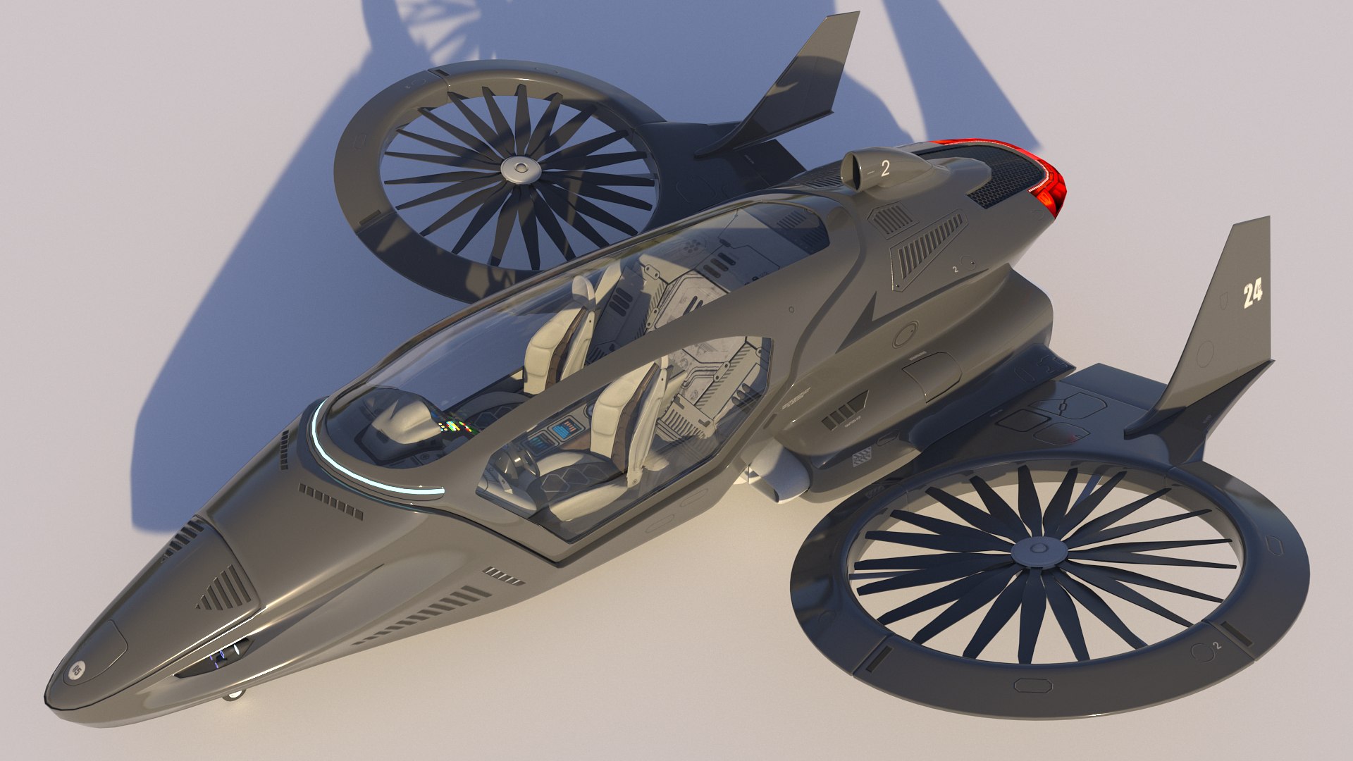Hover Vehicle Model - TurboSquid 1752792