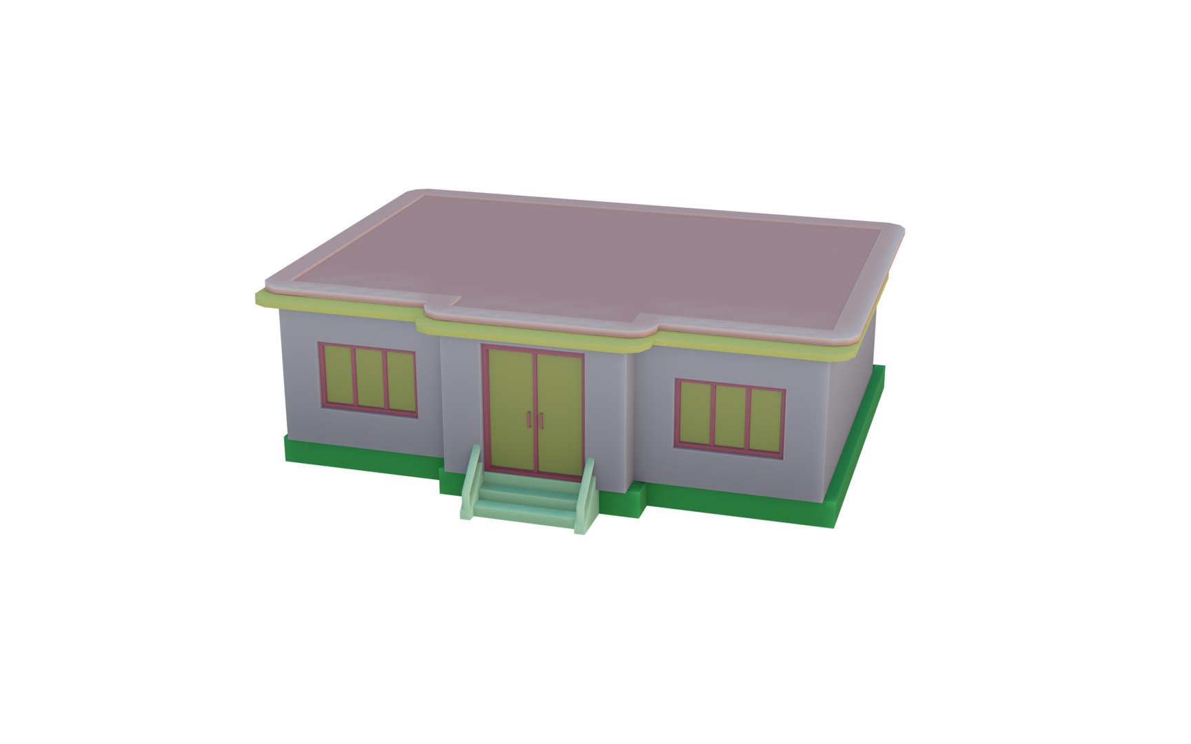 3D Blender city generator geometry node and random material model ...